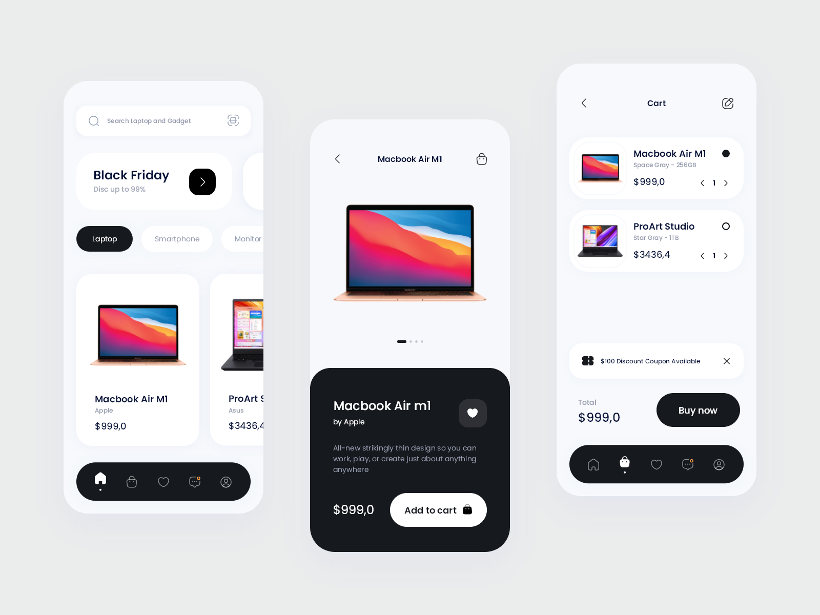 M - Store by KiSI on Dribbble