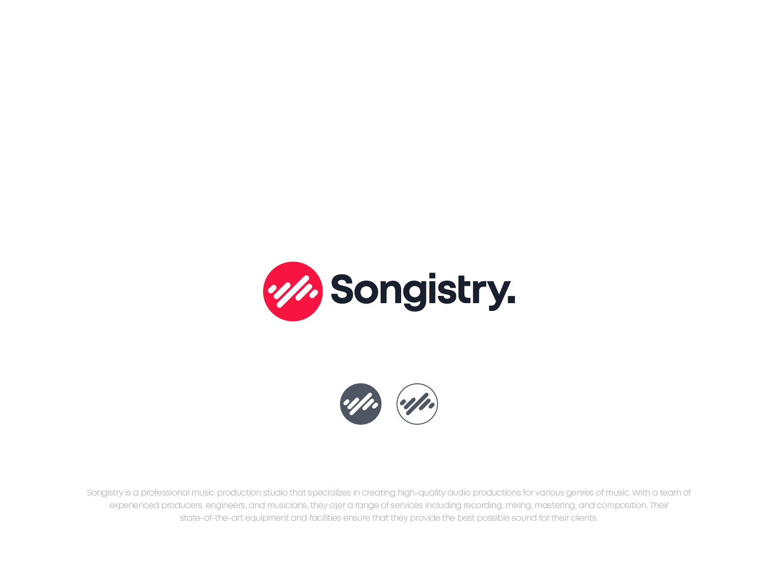 Music Production Studio Logo Design by Creatifi Studios on Dribbble