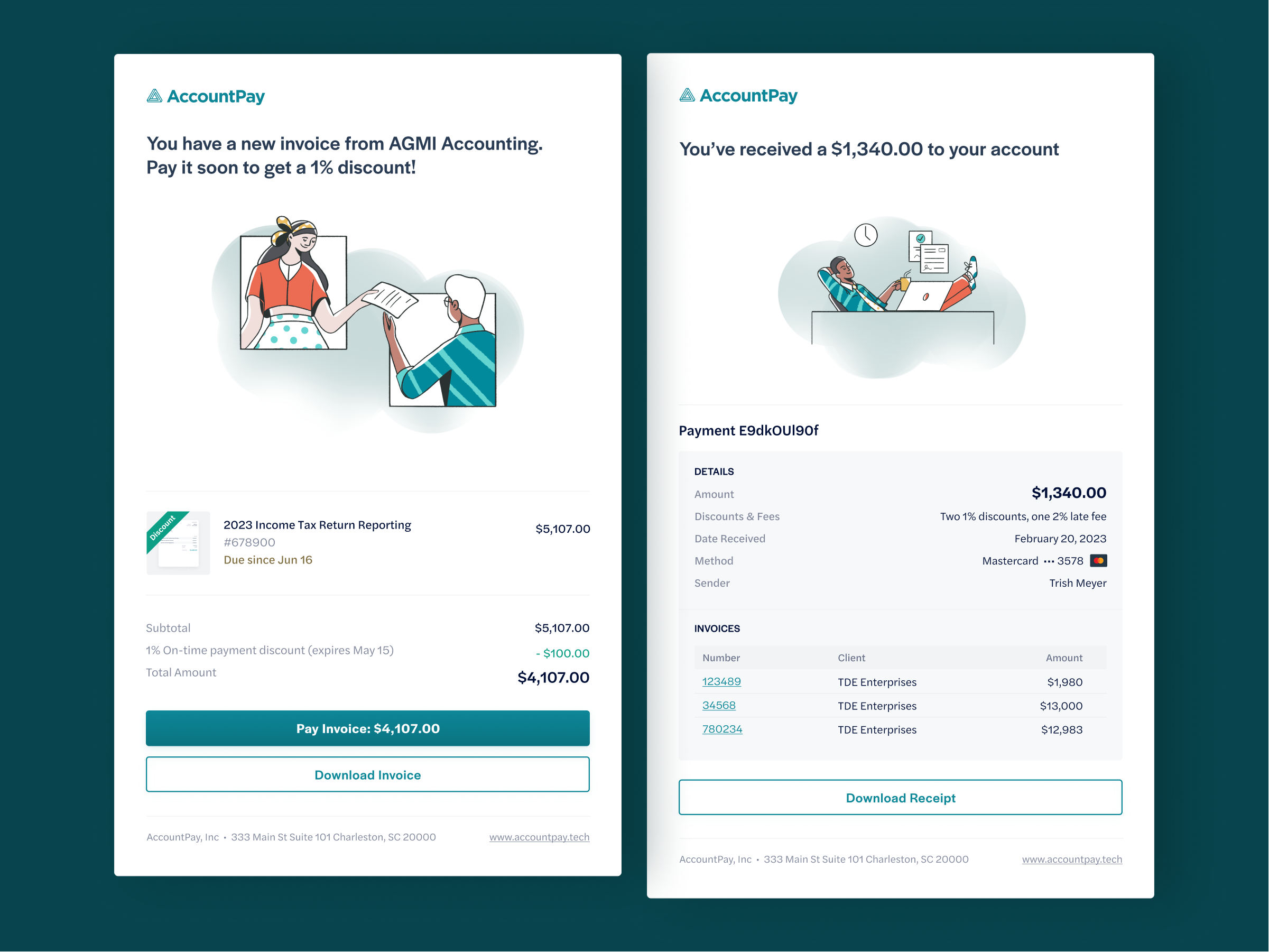Accounting Emails by Nimasha Perera for Dreamten on Dribbble