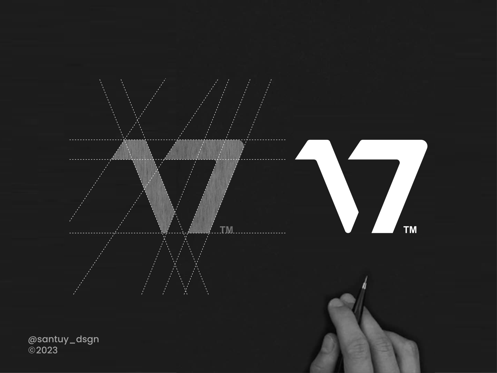 V7 Monogram Logo by santuy_dsgn on Dribbble