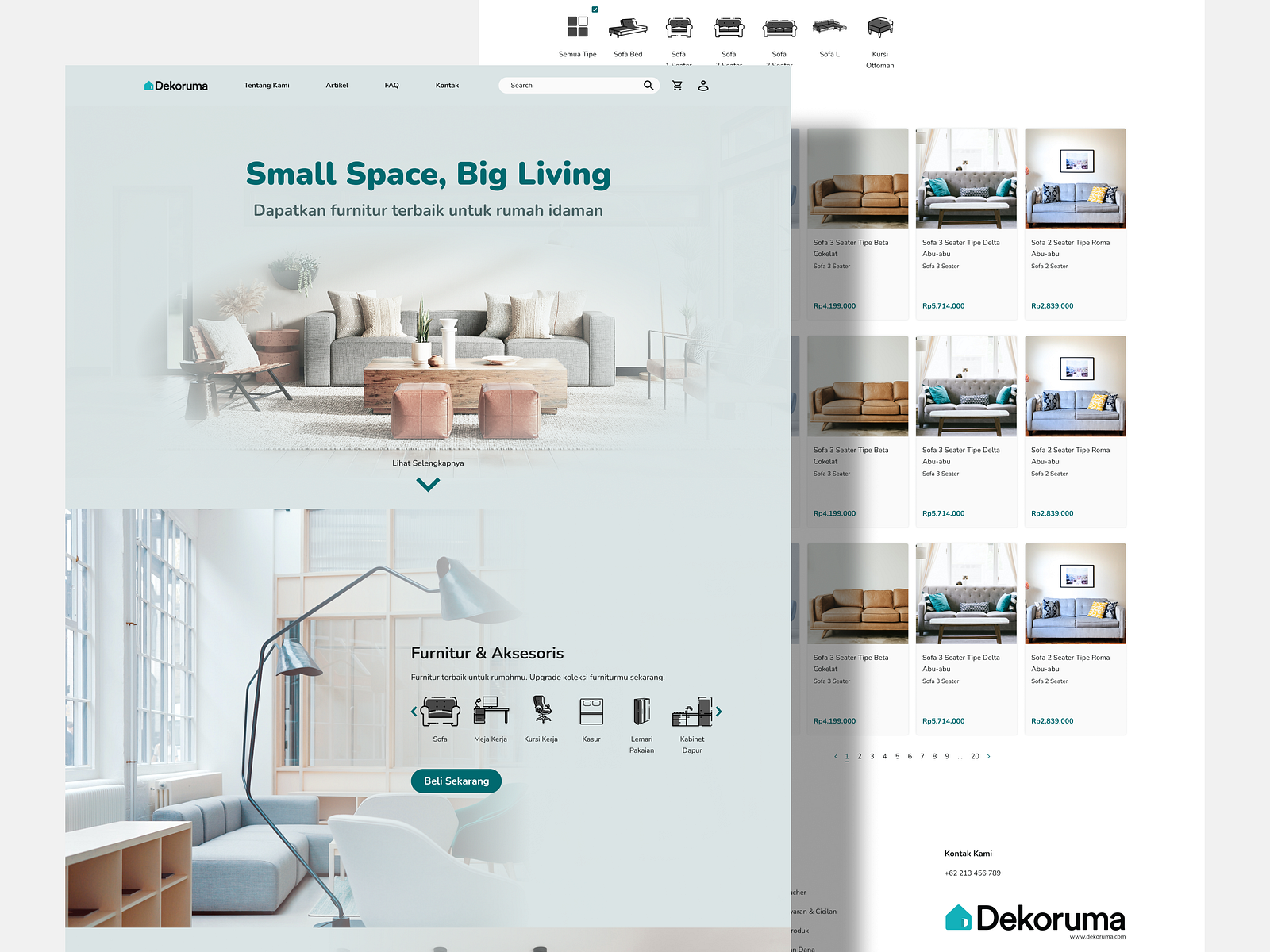 Dekoruma Redesign Concept by Dharaka Pranamya Mahadhika Damar on Dribbble