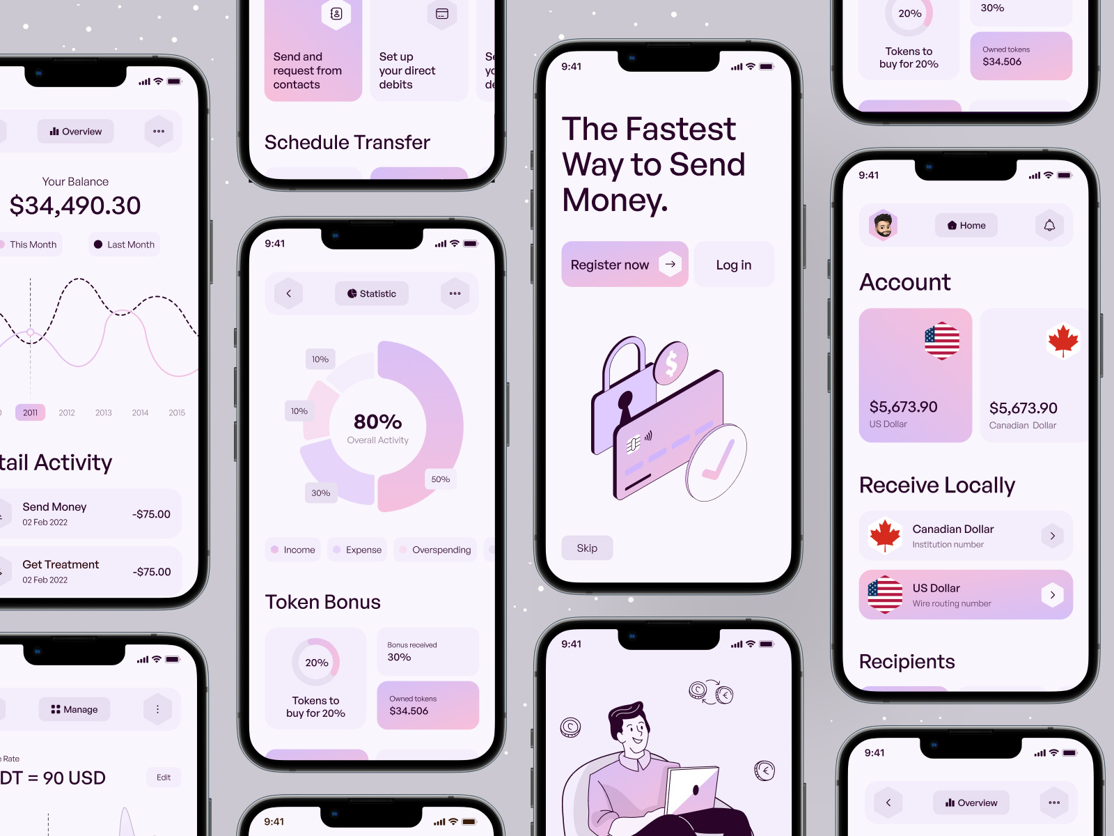 Money Management App UI by Ofspace UX/UI on Dribbble