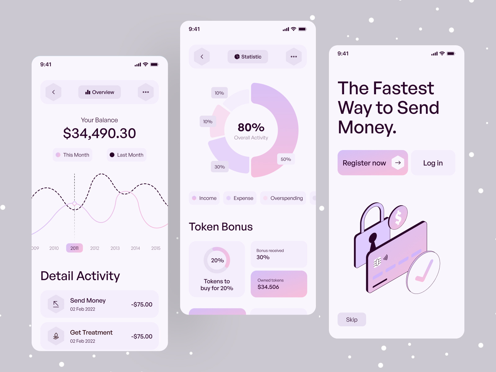 Money Management App UI by Ofspace UX/UI on Dribbble