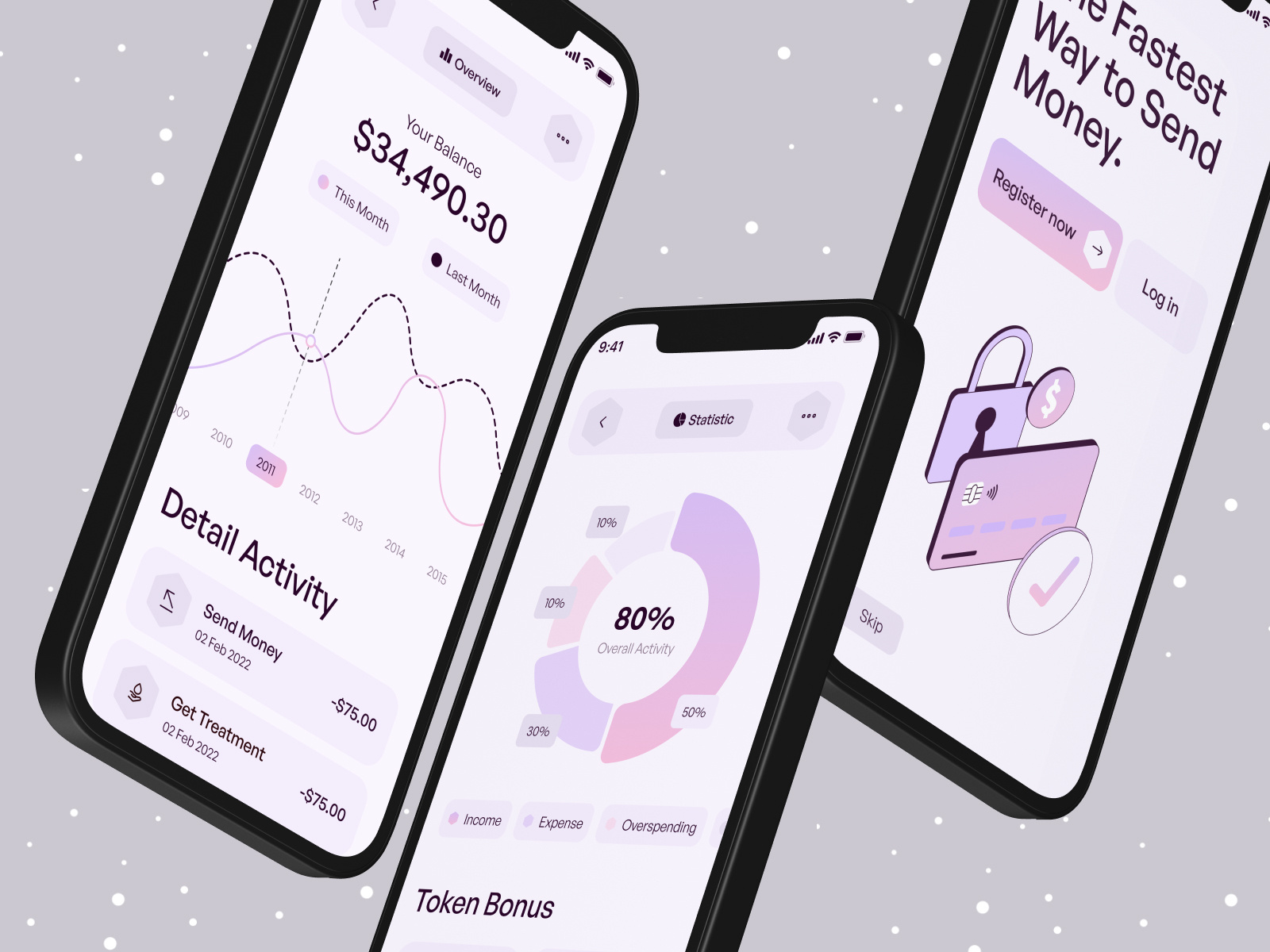 Money Management App UI by Ofspace UX/UI on Dribbble