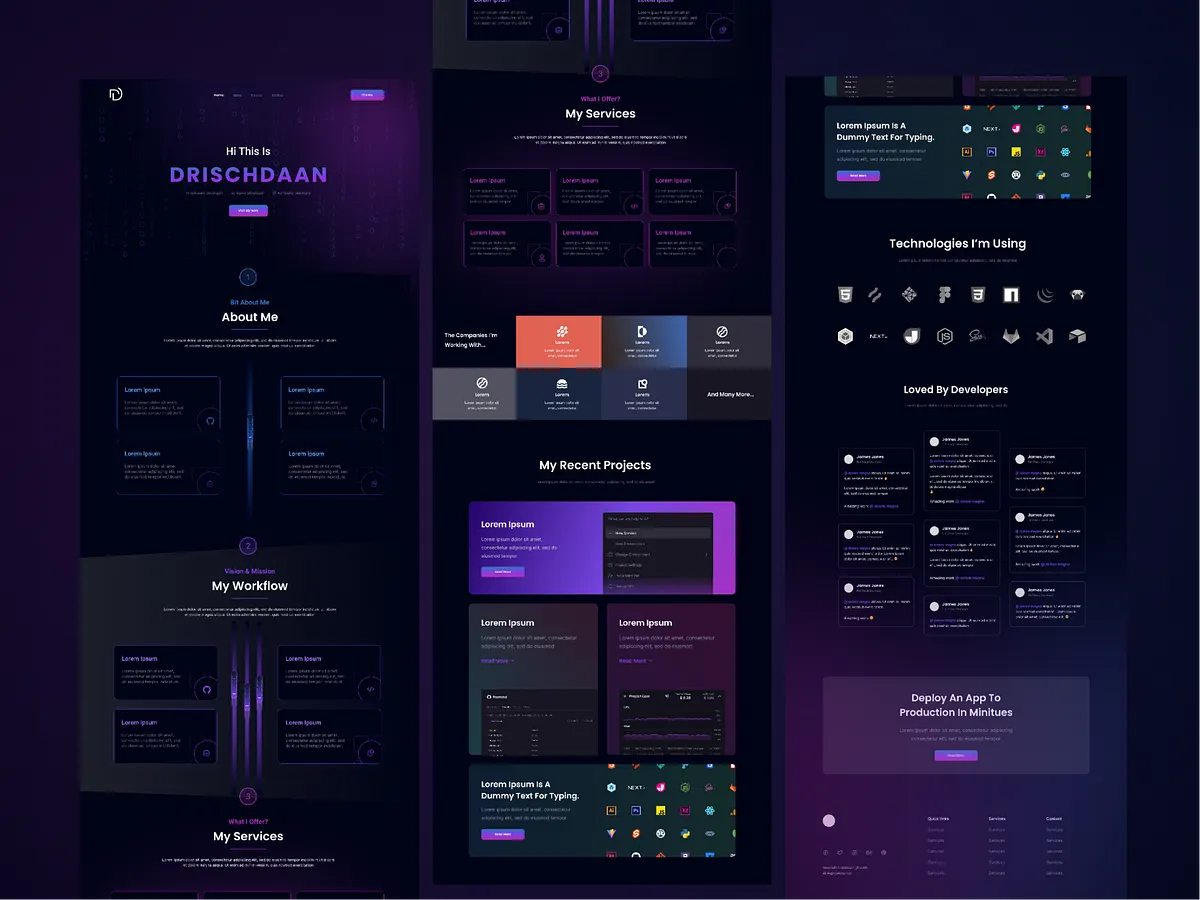 Browse thousands of Developer Portfolio images for design inspiration ...
