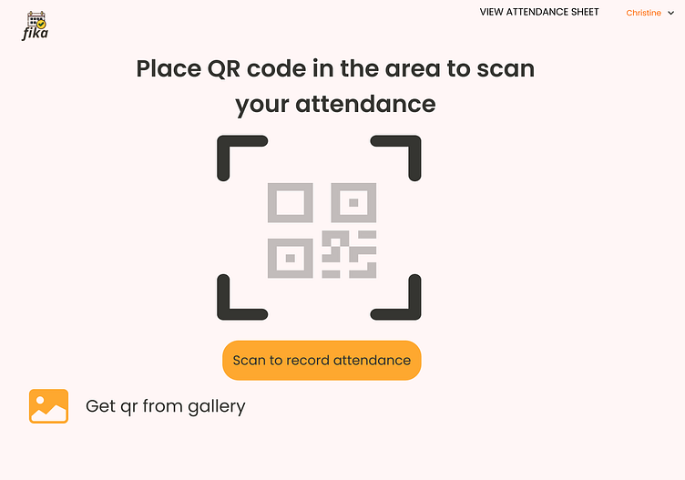 QR Code authentication app by Christine on Dribbble