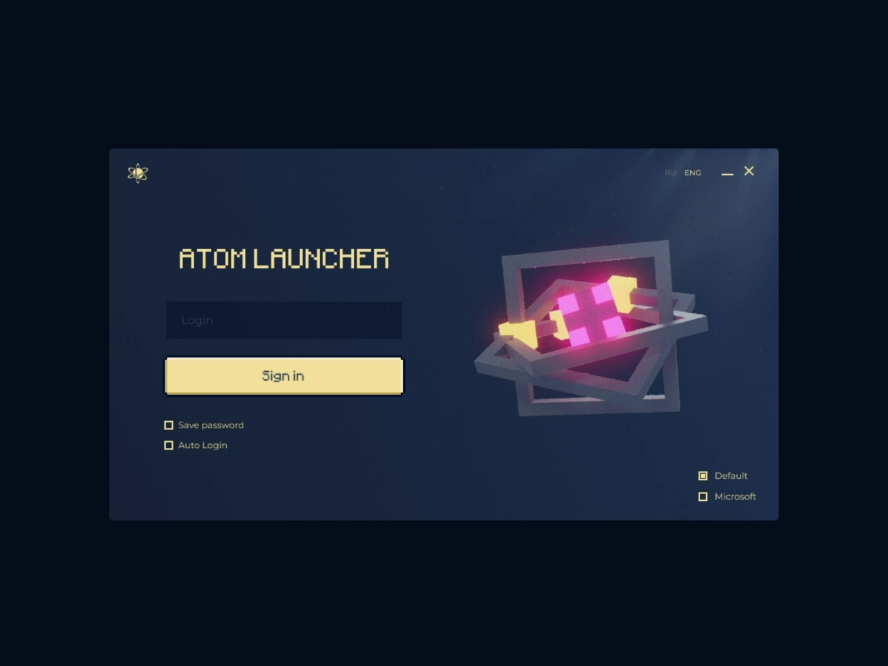 Minecraft Server Launcher by Viktory Grekova on Dribbble