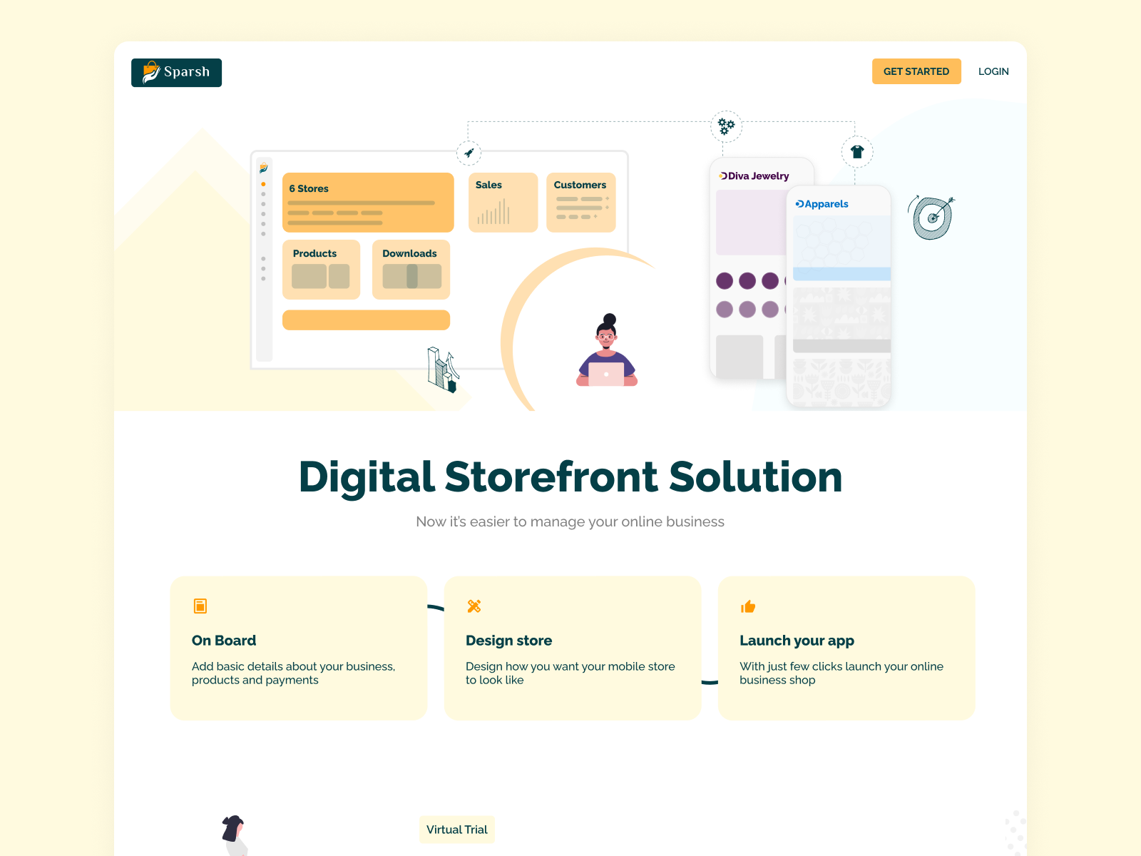 Digital Storefront Solution. Saas by Misri Trivedi on Dribbble