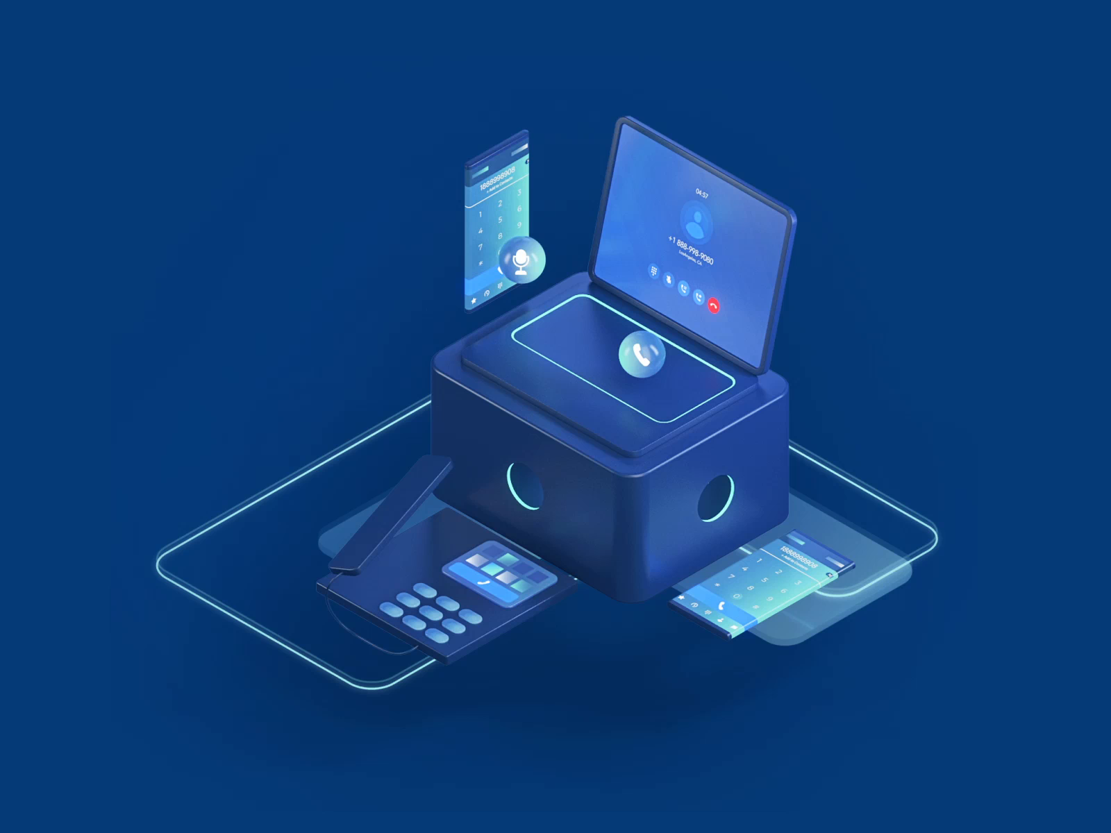 Website 3D animation loop by Rinat Murtazin🚀 on Dribbble