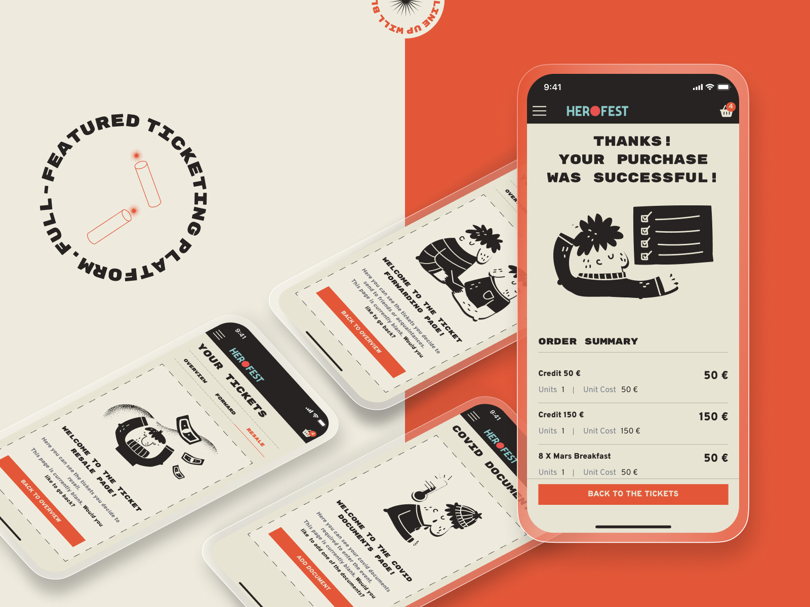 Mobile Events app UI/UX - Purchase tickets Design by Faster Than Light ...