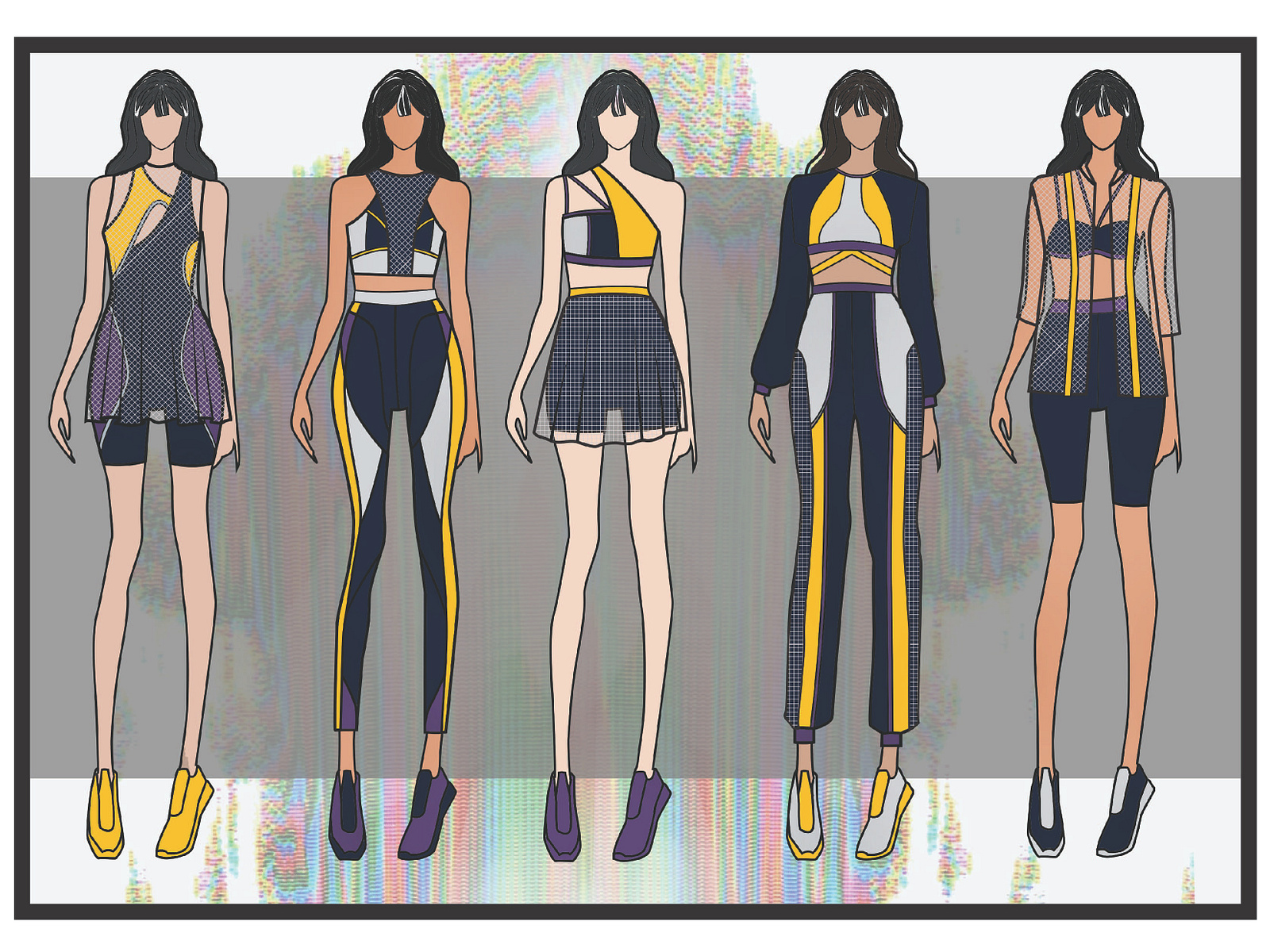 Fashion Activewear Collection Portfolio by Laraib Khalid on Dribbble