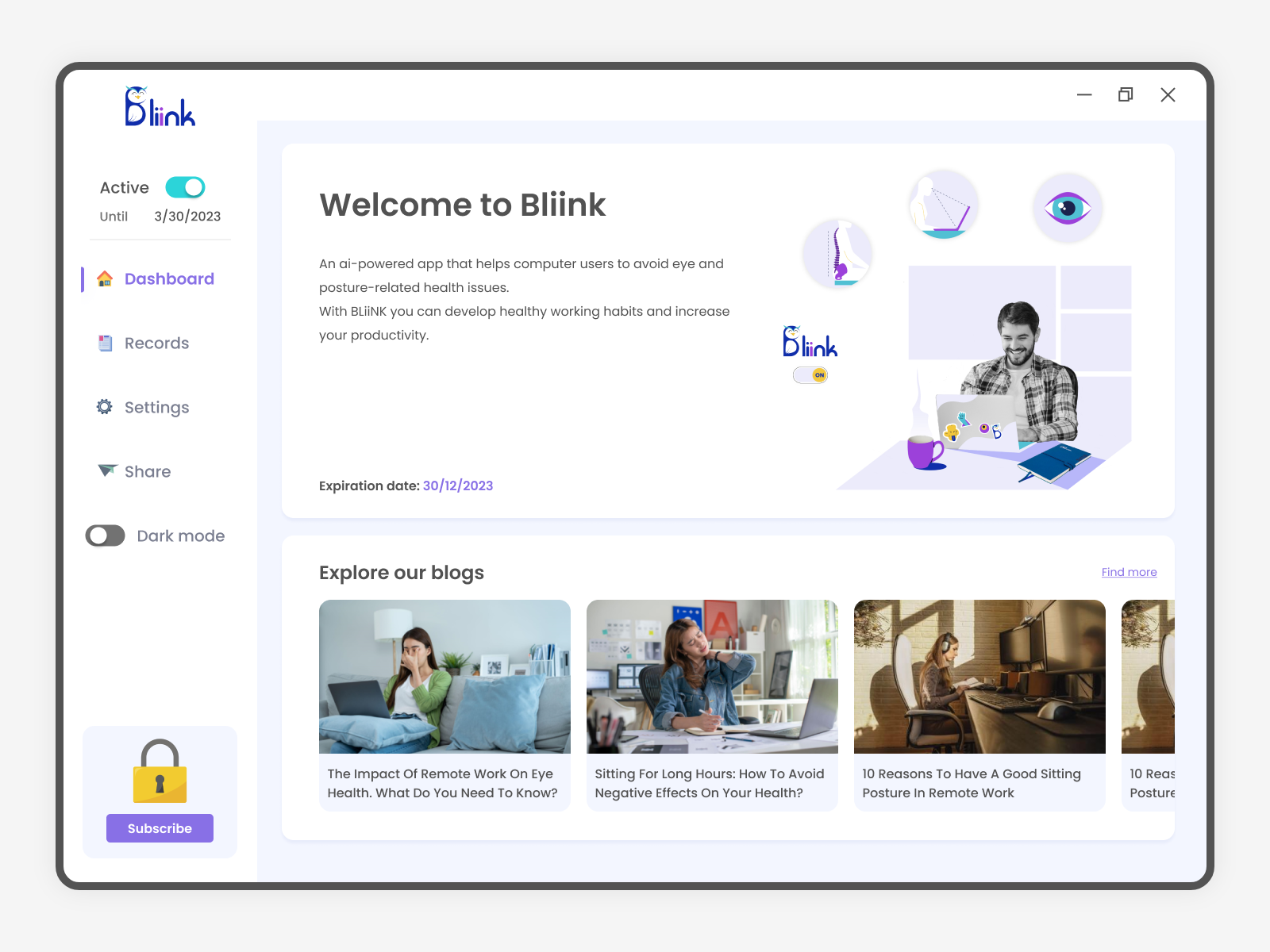 Bliink Dashboard UI-Redesign by Syeda Urooj Sohail on Dribbble