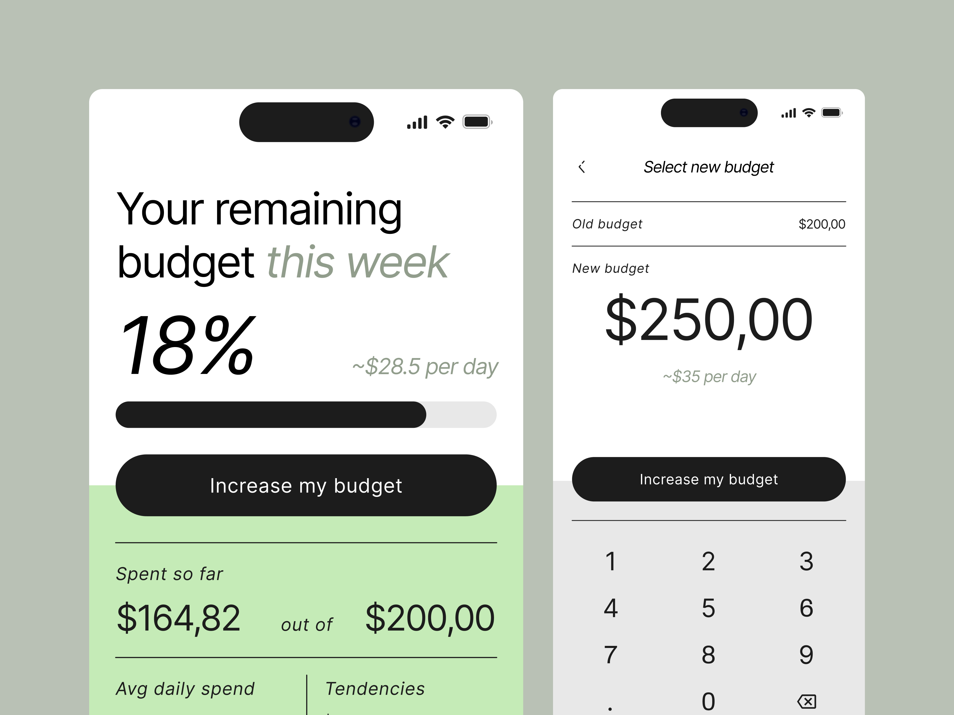 Aside - Personal finance app by Jakub Helcberger on Dribbble