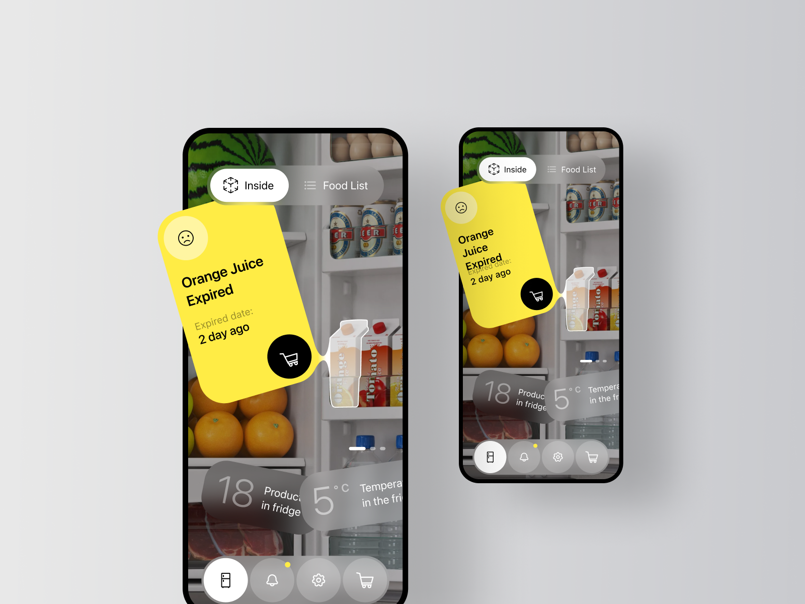 ExpireTrack - Smart Fridge App by Jack R. for RonDesignLab ⭐️ on Dribbble