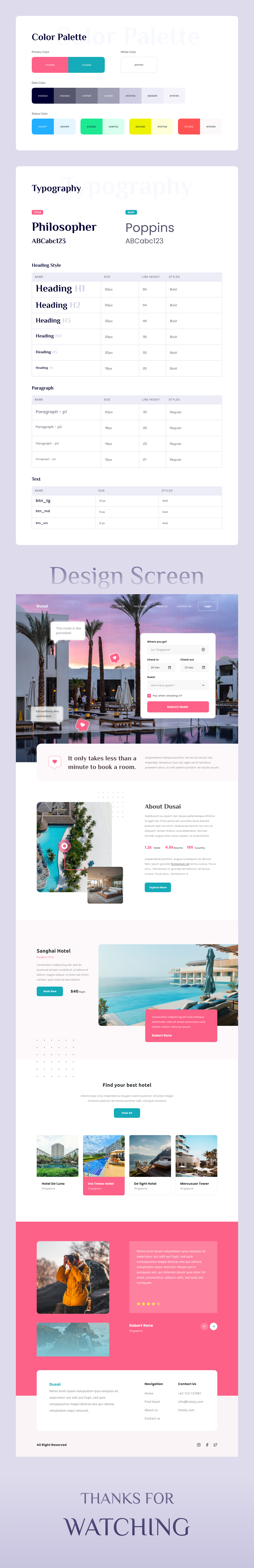 Dusai - Travel Agency Landing Page by Rifat Hossain on Dribbble