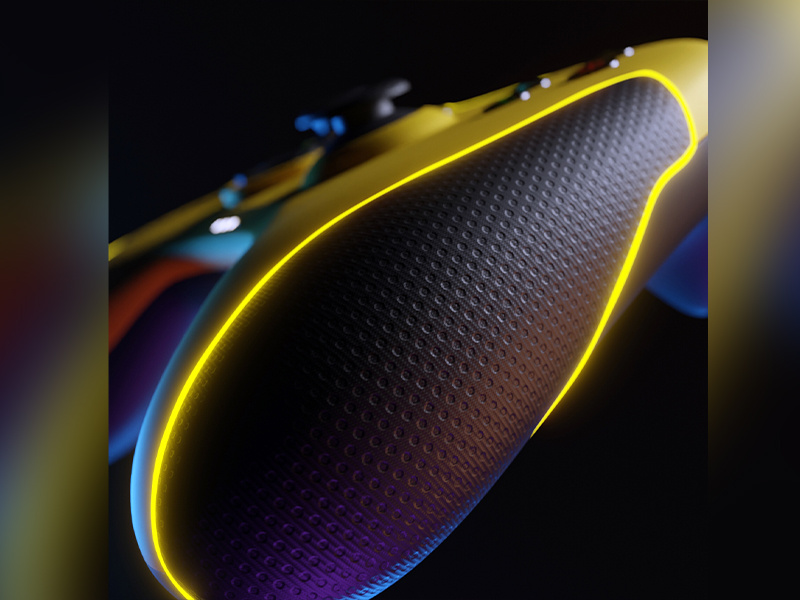 3D Model Game Controller by PIKSELO on Dribbble