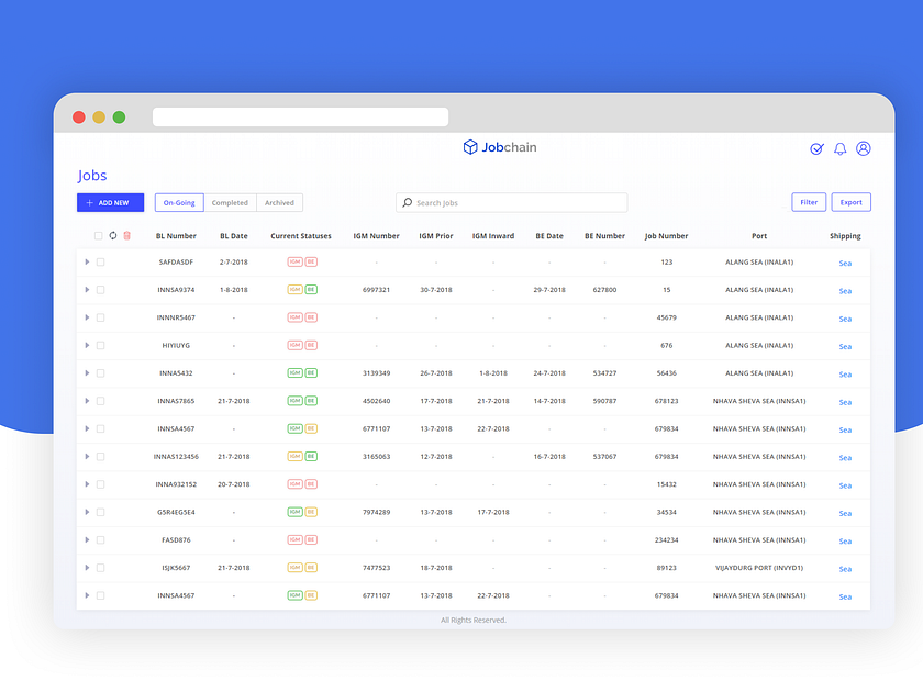 Logistics UI designs, themes, templates and downloadable graphic ...