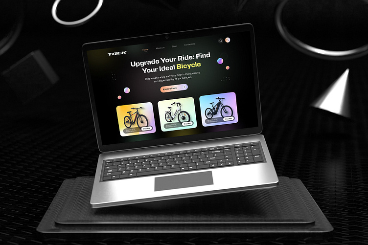 Bicycle Store Landing Page UI Design by JP CODE & STUDIO Company on Dribbble