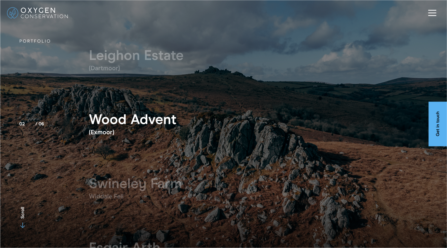 Oxygen Conservation Website Prototype Animation by Alexander Williams ...