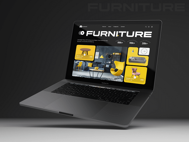 Modern Furniture Store Web UI by JP CODE & STUDIO Company on Dribbble