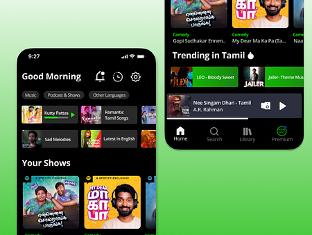 Spotify UI designs, themes, templates and downloadable graphic elements ...