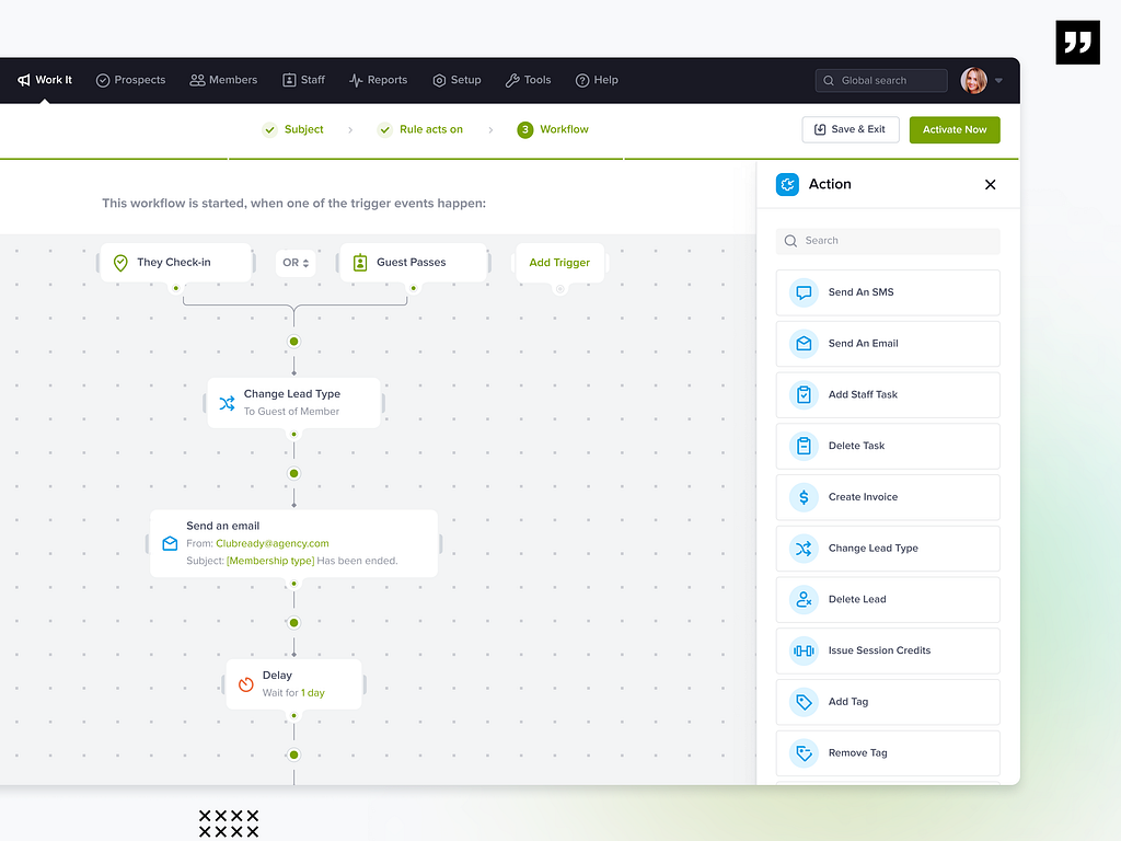 Automation workflow builder by Excited on Dribbble