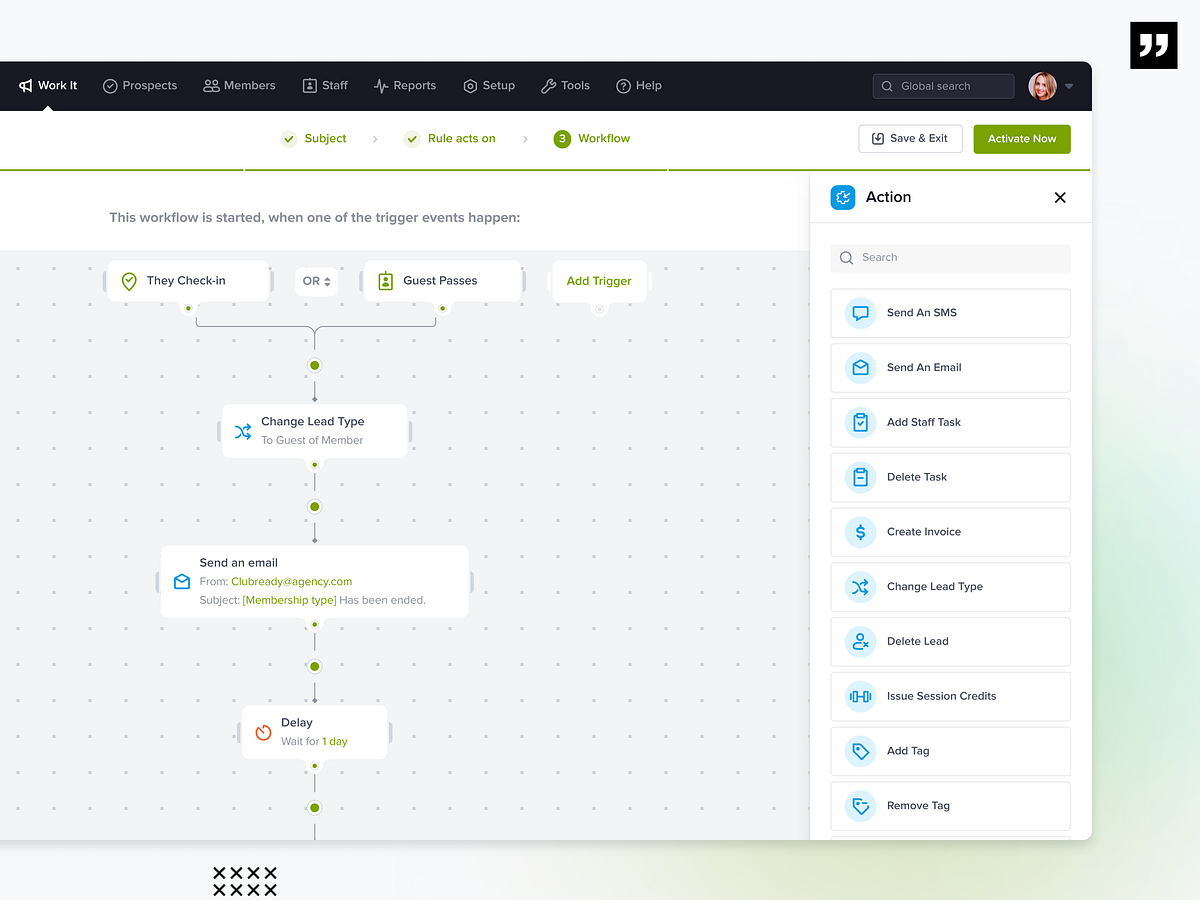 Automation workflow builder by Excited on Dribbble