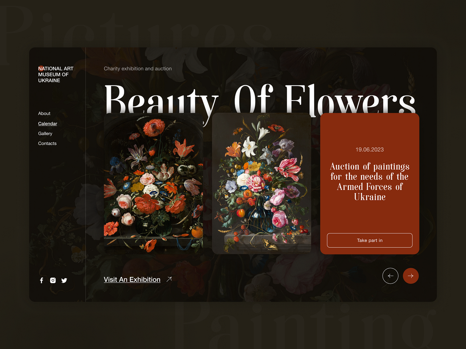 Art Gallery Website Design by Devix.digital on Dribbble