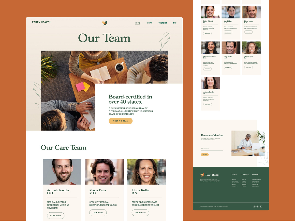 Browse thousands of Team Page images for design inspiration | Dribbble
