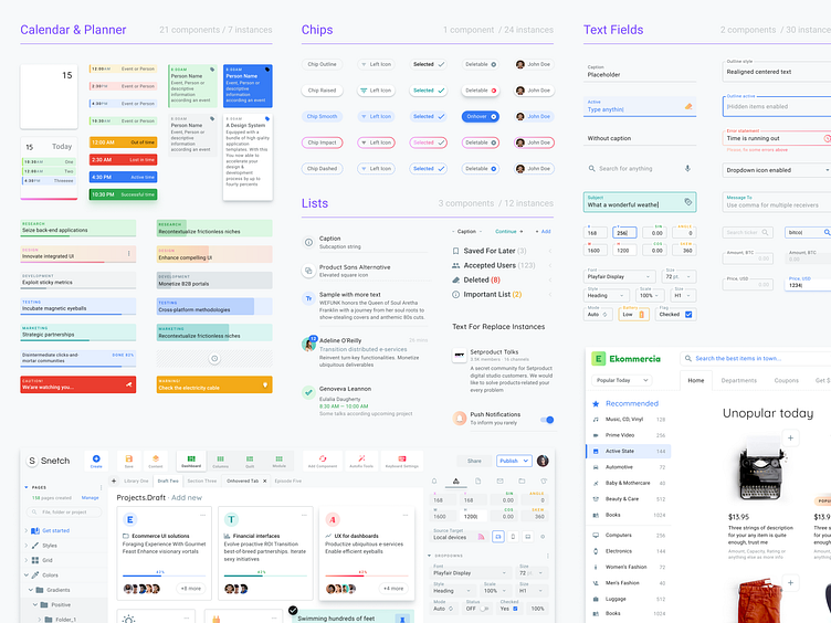 Create Stunning Dashboards with Material Desktop UI kit by Roman ...