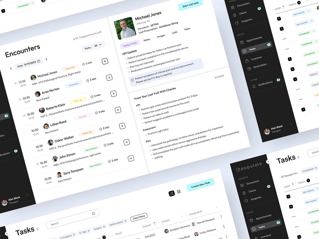 Populate - Healthcare Web App by Arounda UI/UX for Arounda on Dribbble
