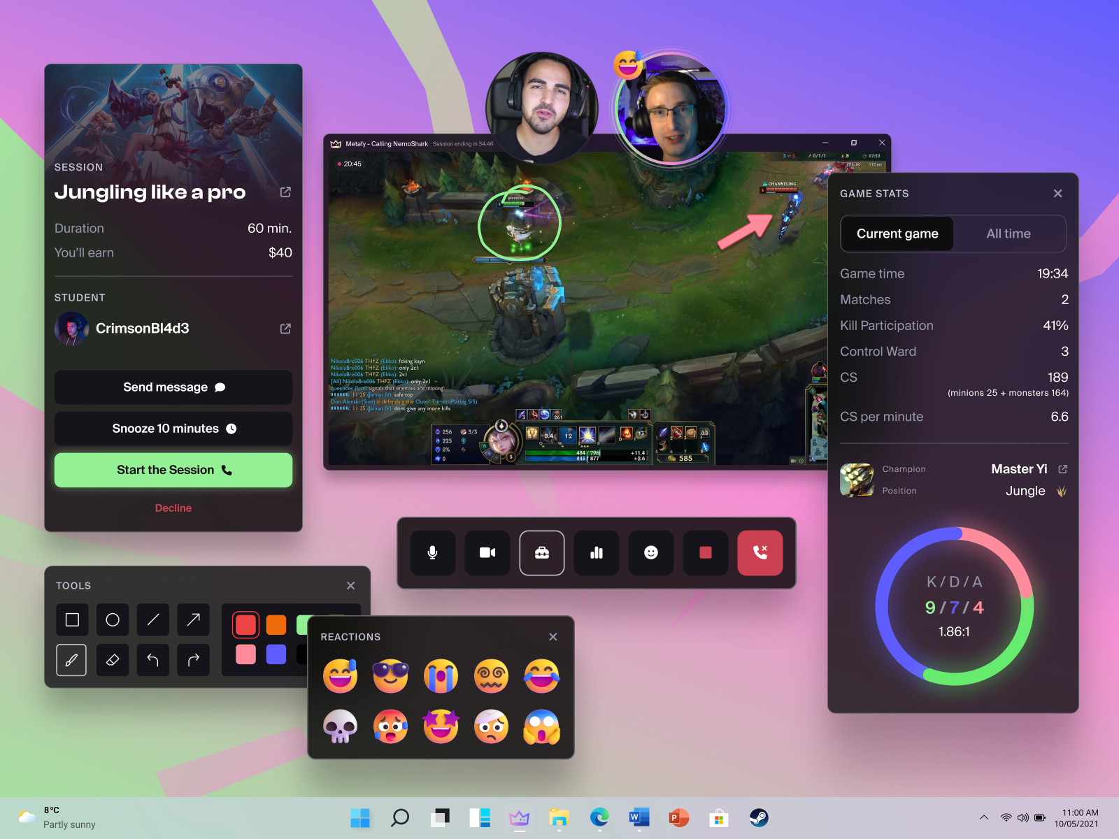 Native Windows app exploration - Videocall by Rubens Cantuni for Metafy ...
