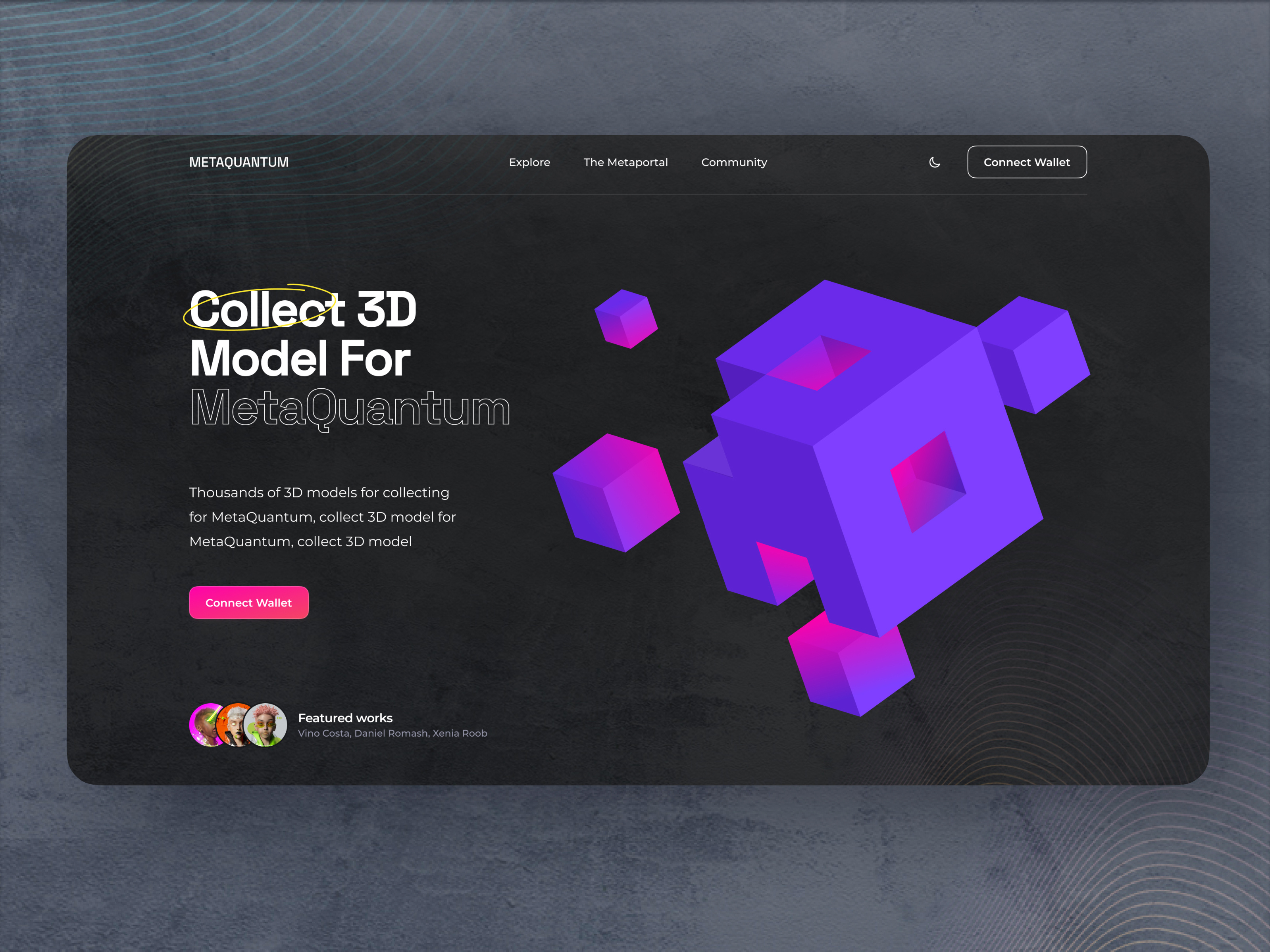 Web 3.0 Landing Page Design Concepts by vino_costa for Roobinium on ...