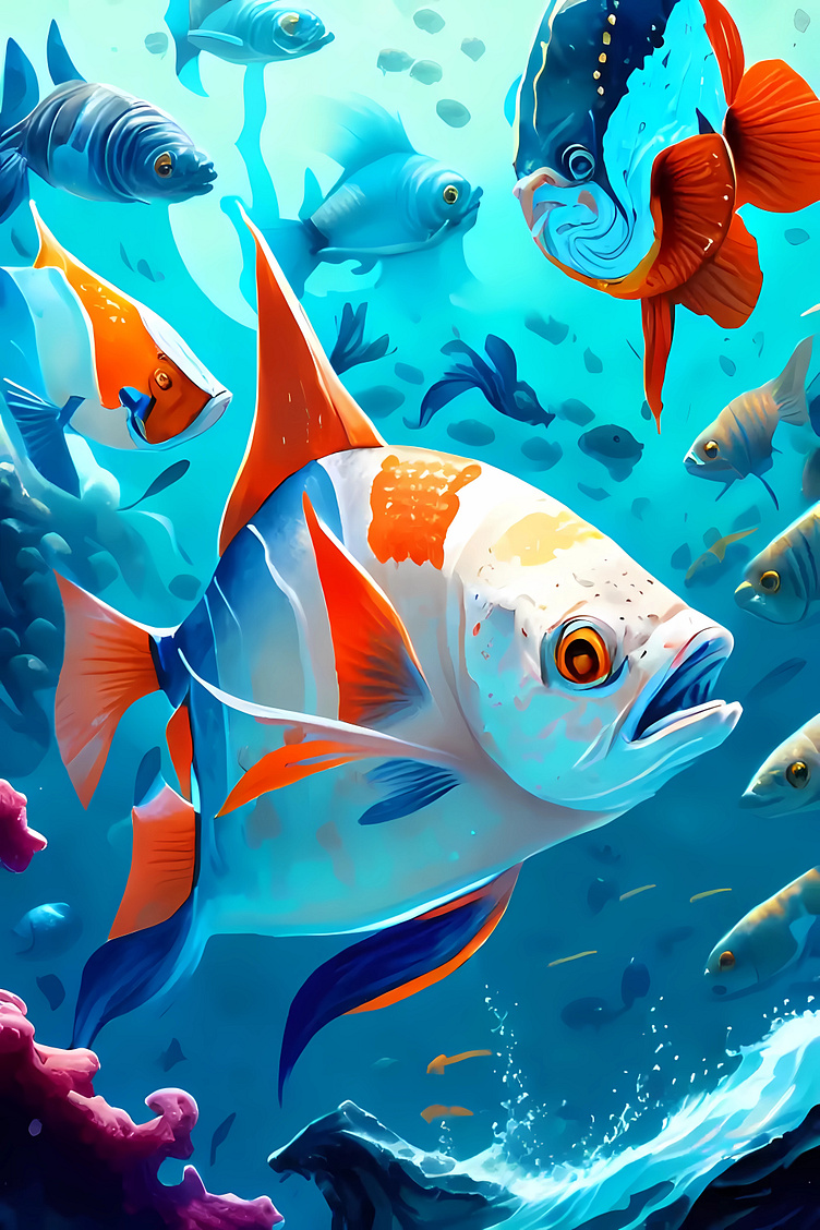 Stunningly Large Fish by AP Stylish on Dribbble