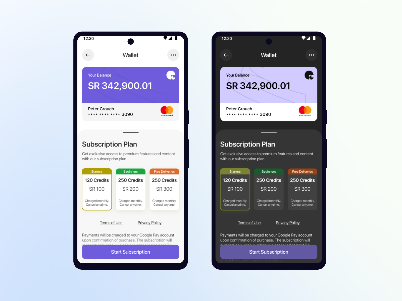 Subscription Plan by Muhammad Rayyan on Dribbble