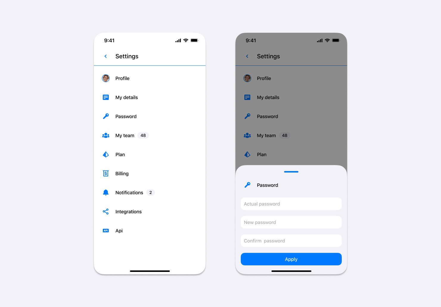 Settings Wireframe by Alejandro Jesus on Dribbble