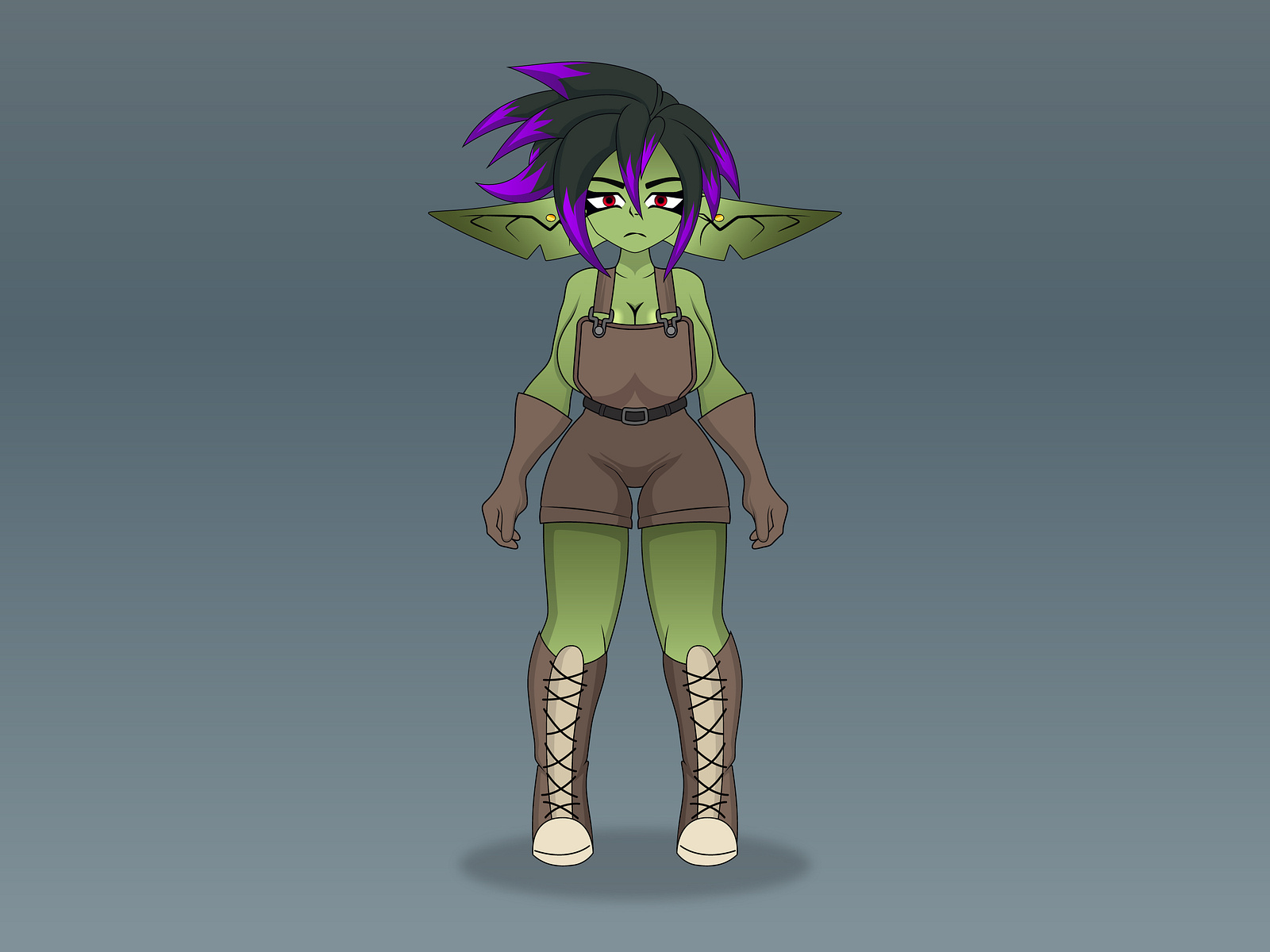 DarkBlast 2D Orc Character by Abdul Ahad Adnan on Dribbble