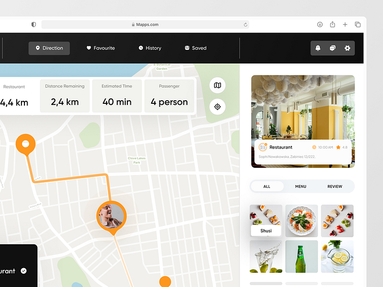 Mapps - Map Location Dashboard by farizzakky for Pickolab Studio on ...