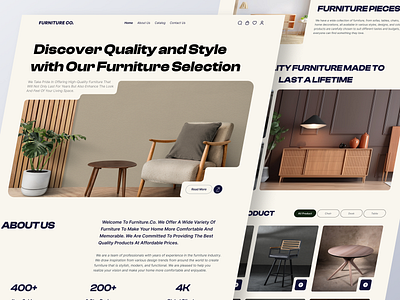 Furniture.Co - Furniture Landing Page by Aryo Romadhon Vardhana for ...