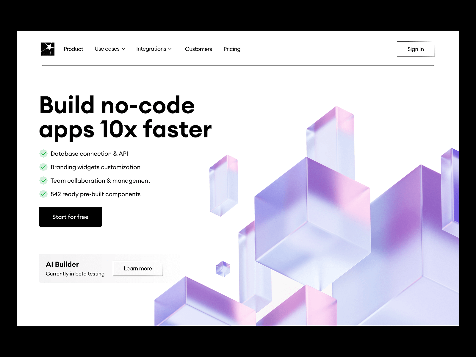 Nocode App Builder Website Design By Emilian For Designup On Dribbble