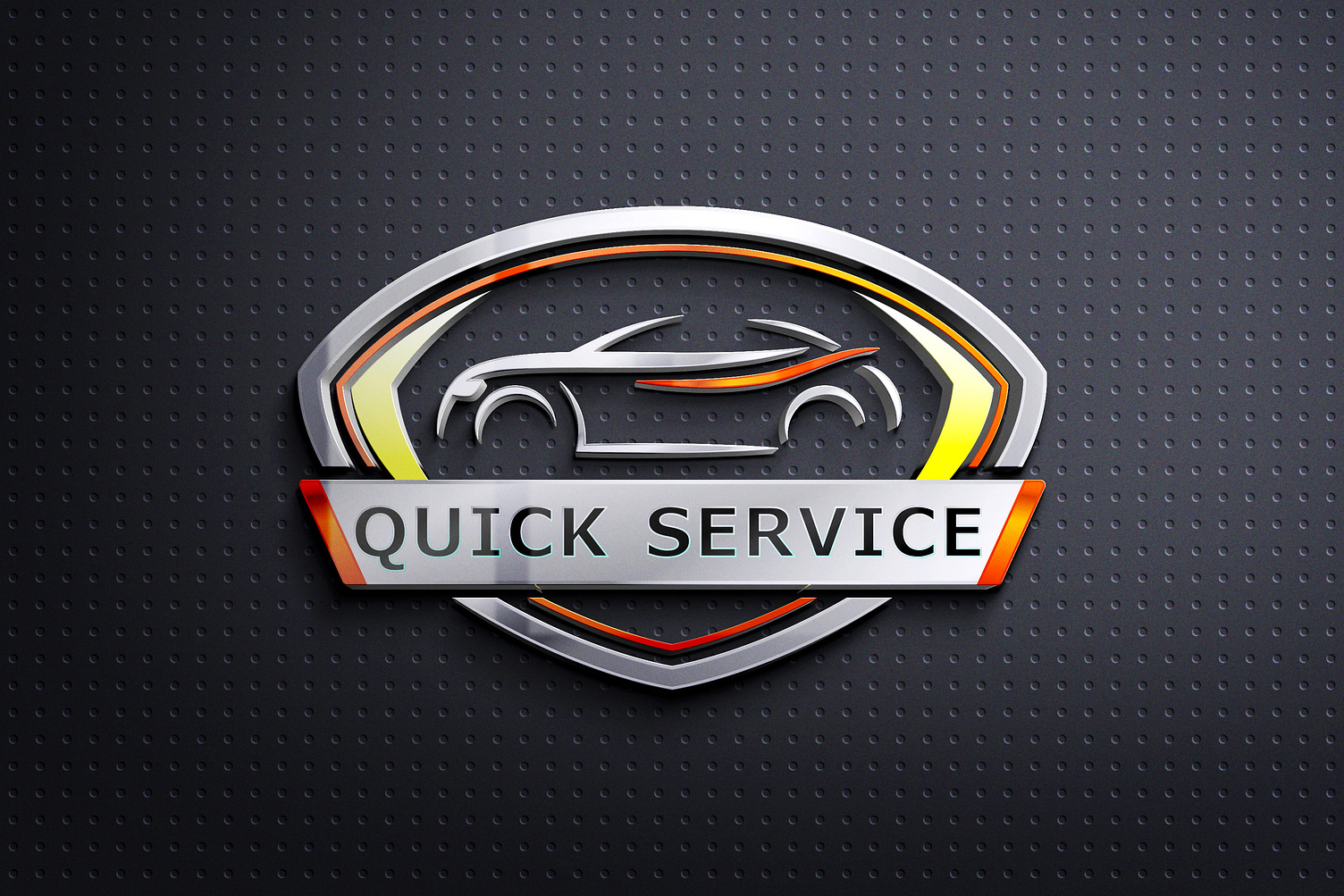 Quick Service Logo by Muhammad Saqlain on Dribbble