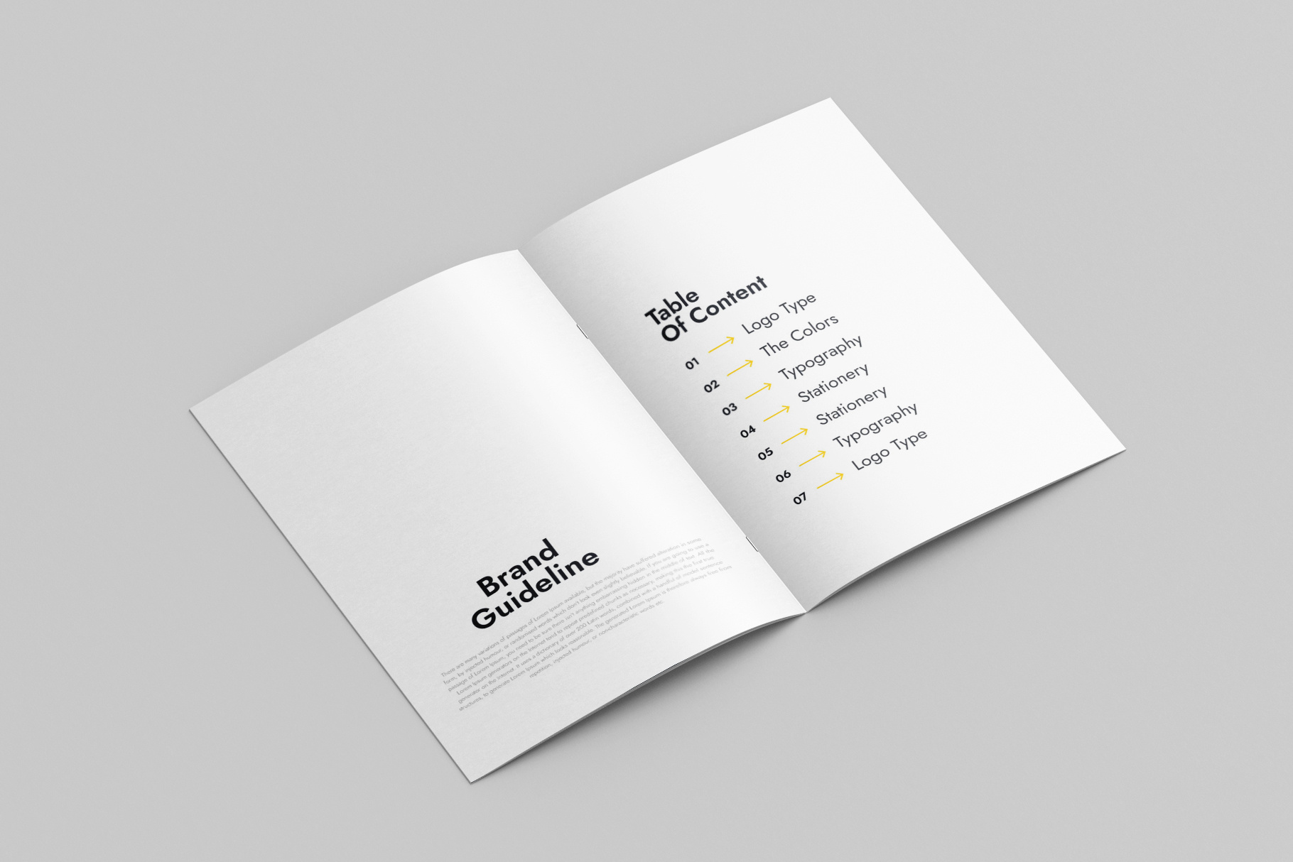 Brand Style Guideline Layout Design Template by Hosain Mahmud on Dribbble