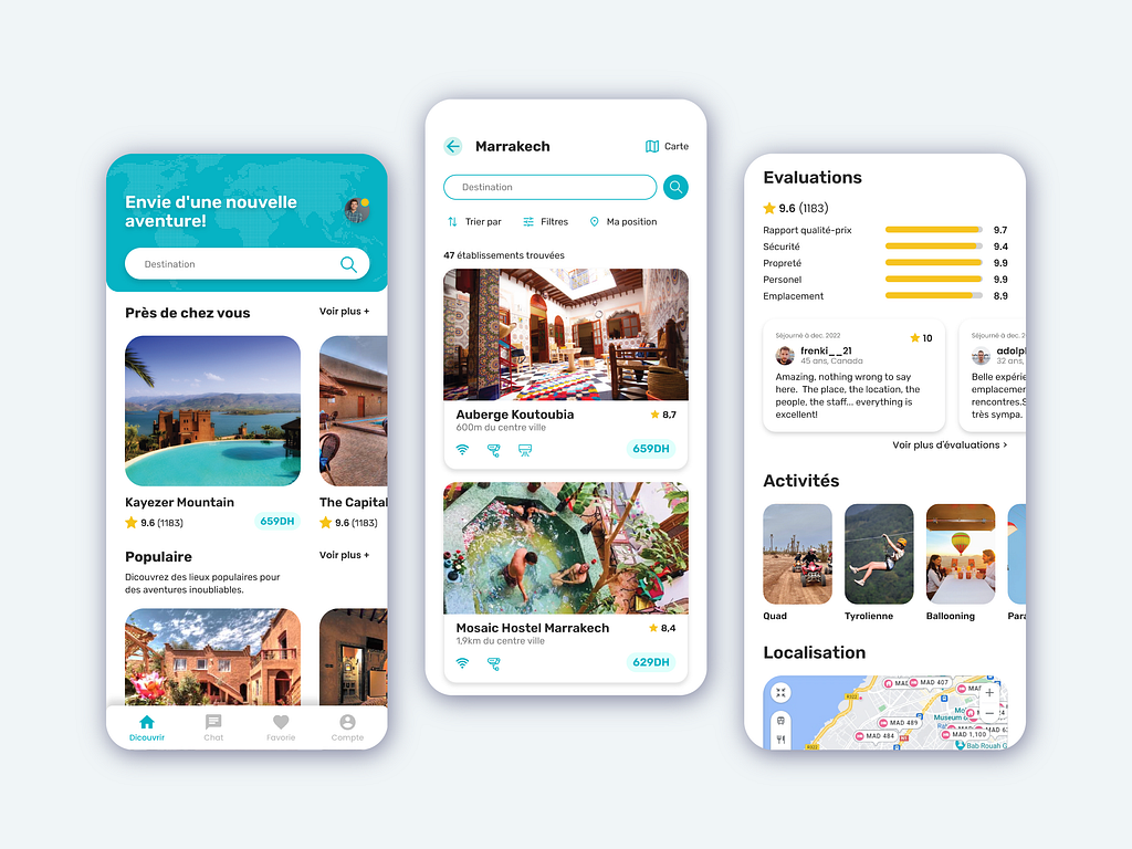 Hostels Mobile App Ui Design by Lhoussaine on Dribbble
