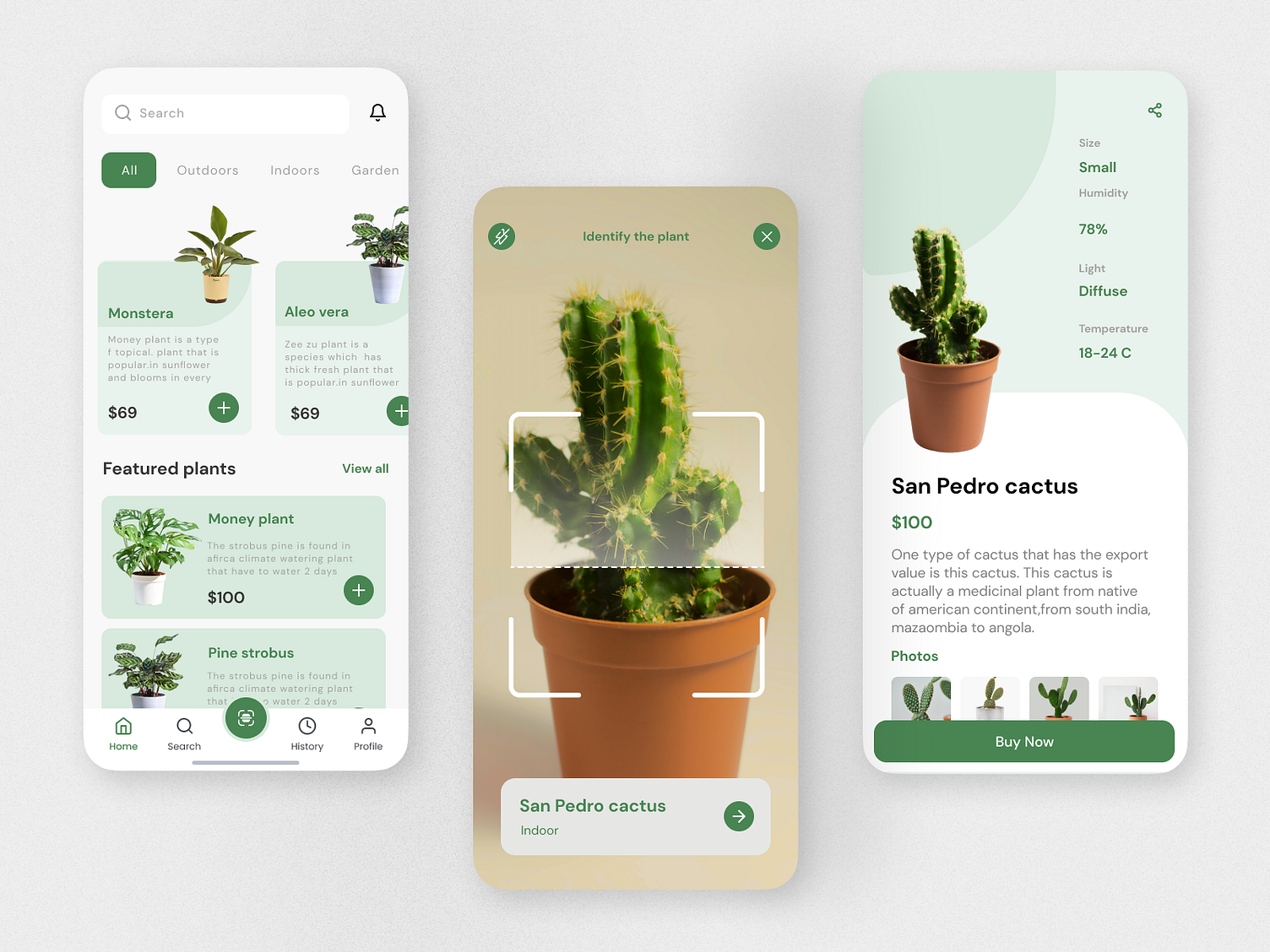 Plant Shop App by Athul Anil on Dribbble