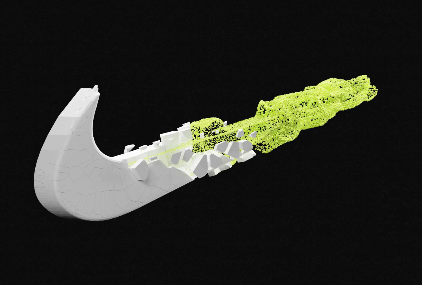 NIKE Reveal | Geometry nodes by Akshay Hooda on Dribbble