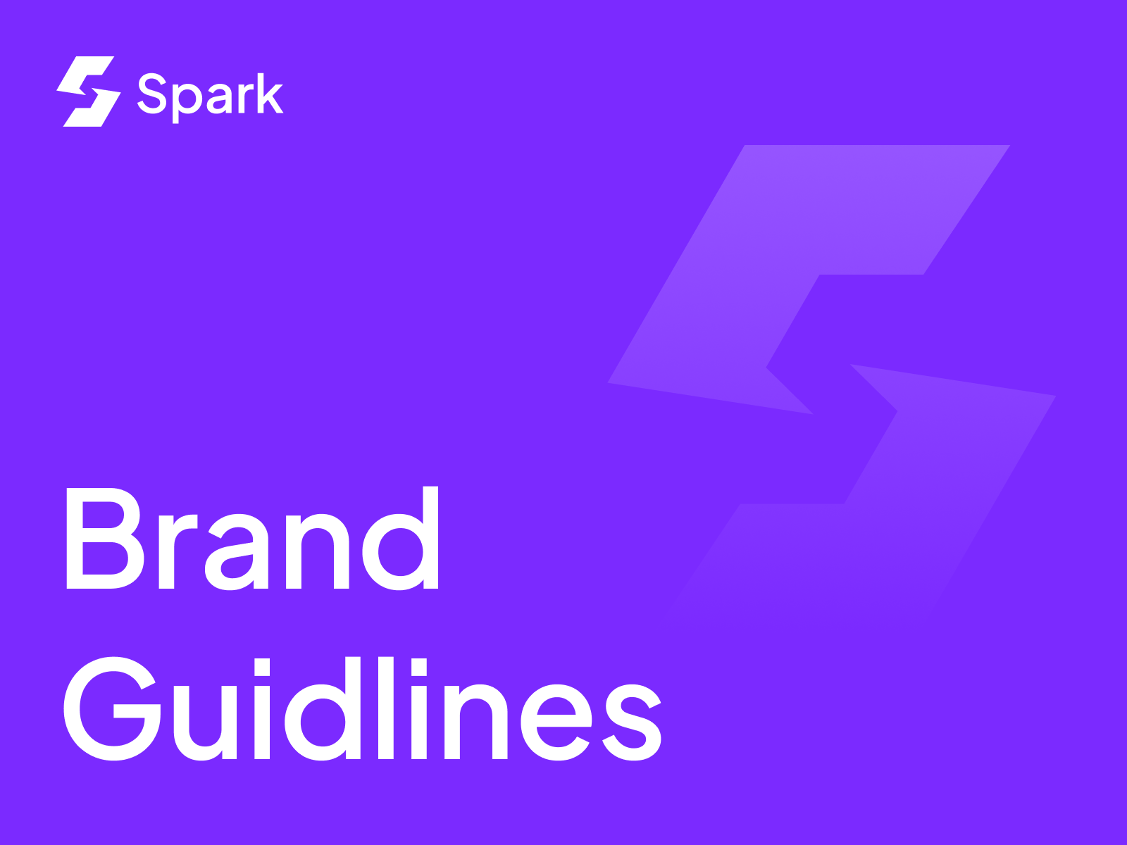 "Spark" Brand Guidelines by Neem Sutantio for Nimu Design on Dribbble