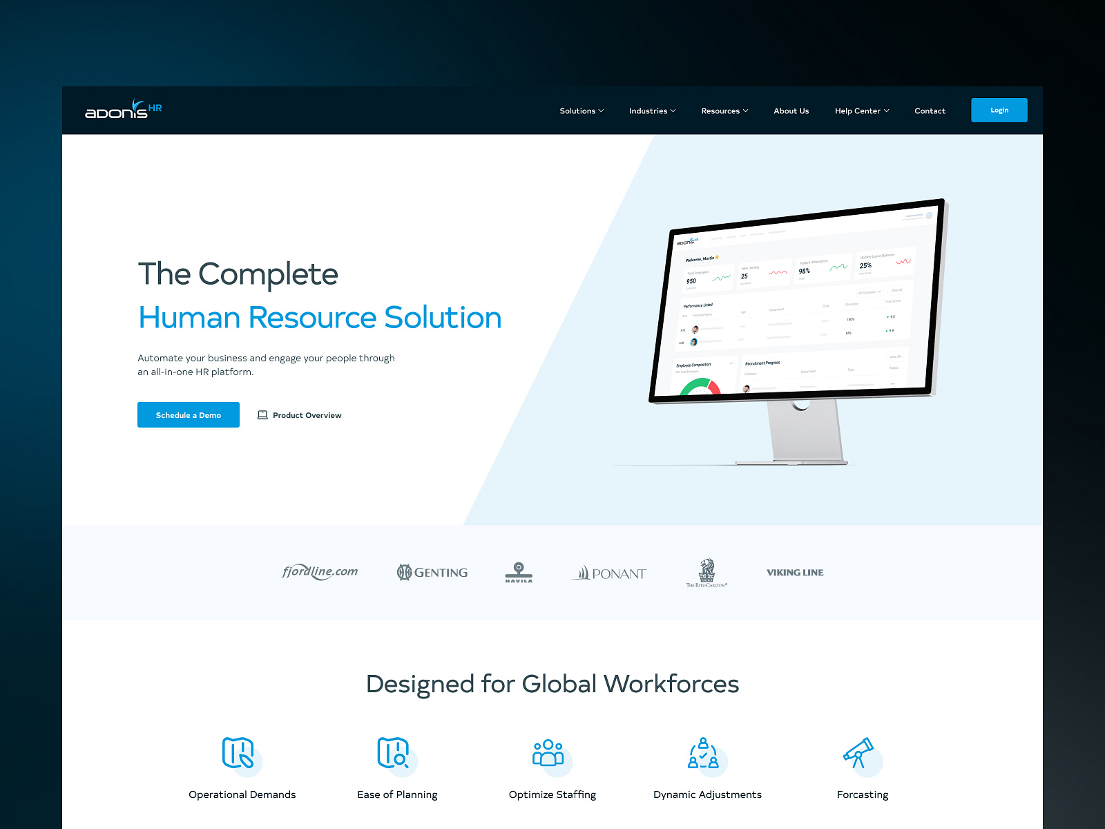 Maritime HR Solution SAAS - Clean & Minimalistic UI UX by Mahir Tajwar ...