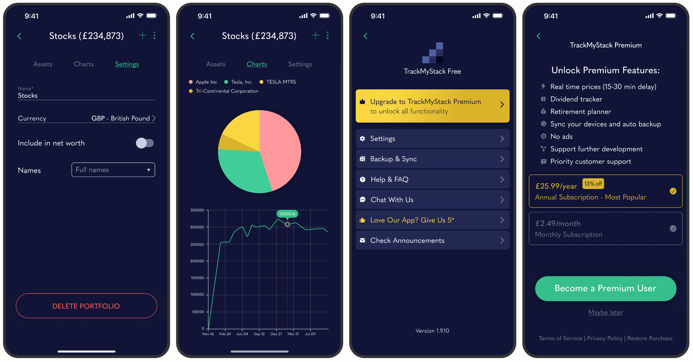 Net Worth Tracking App UX/UI by Olga Kouneni on Dribbble
