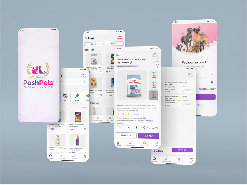 Pet Store App designs, themes, templates and downloadable graphic ...