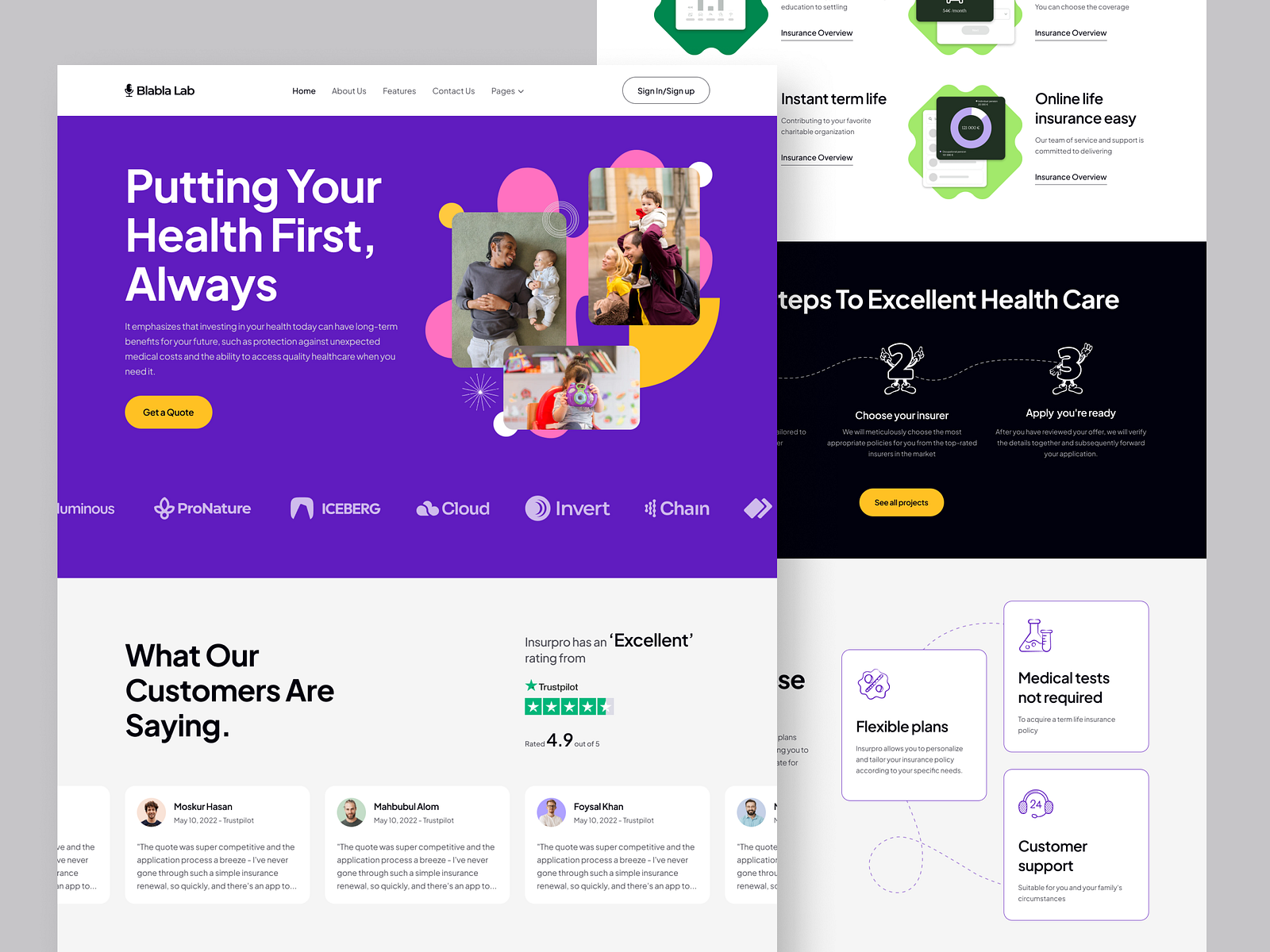 Health Care Website Design by M. Rahman for UIHUT - UI UX Design Agency ...